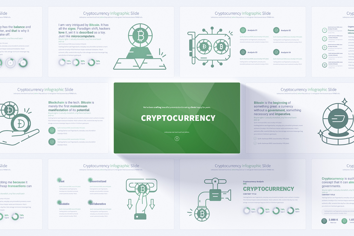 Comprehensive Cryptocurrency PowerPoint Template | Nulivo Market